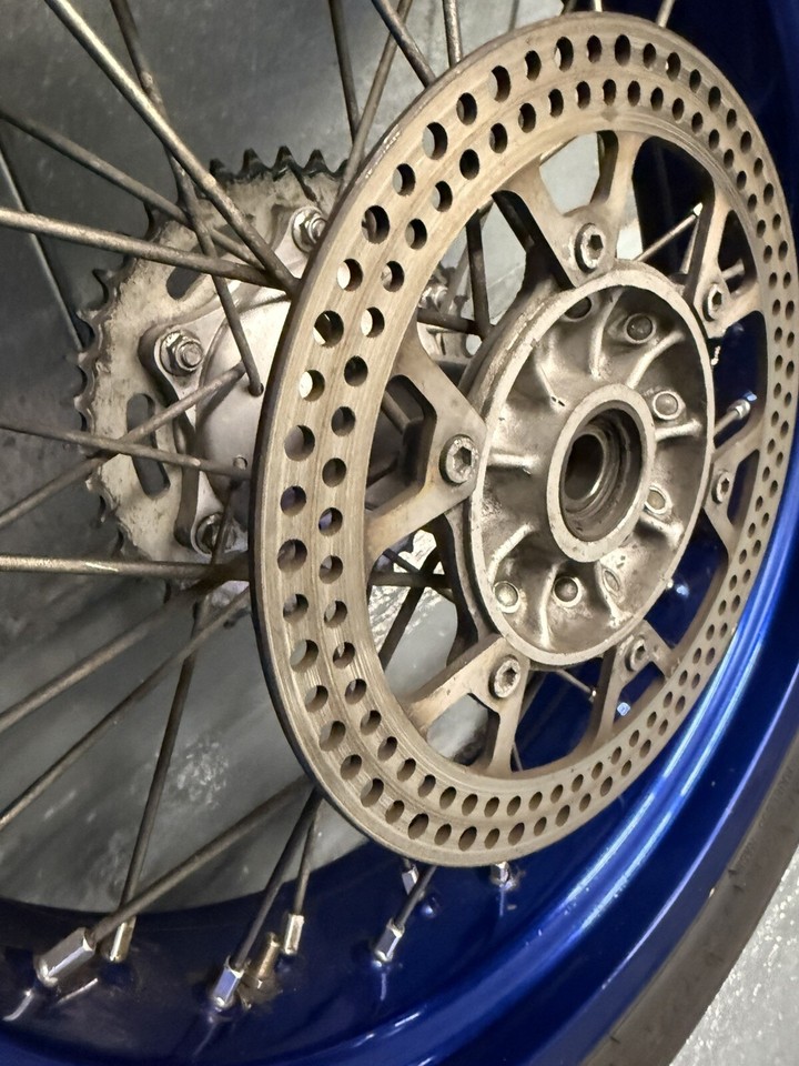 2014 SUZUKI DRZ400SM 17" FRONT REAR Wheel Set & TIRE Rotors Sprocket ...