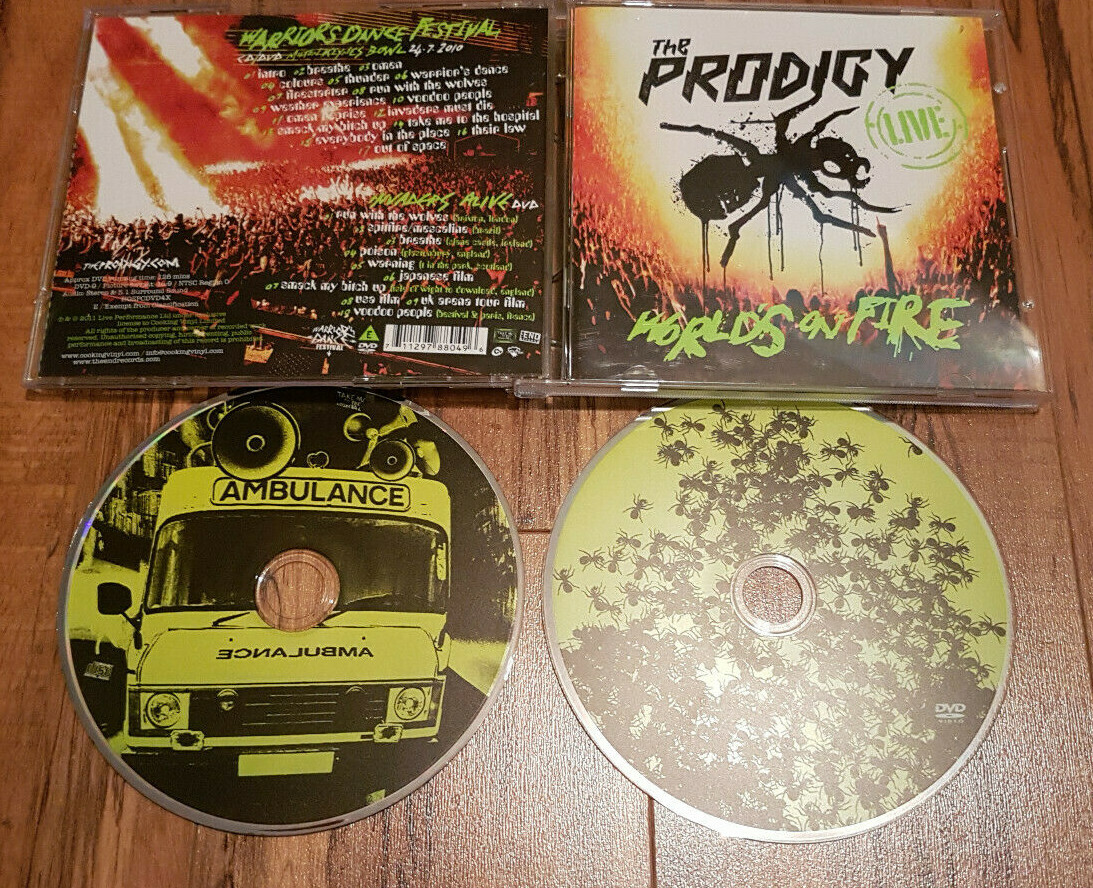 /2728 World's On Fire Live by The Prodigy (2011) CD & DVD Set w ...