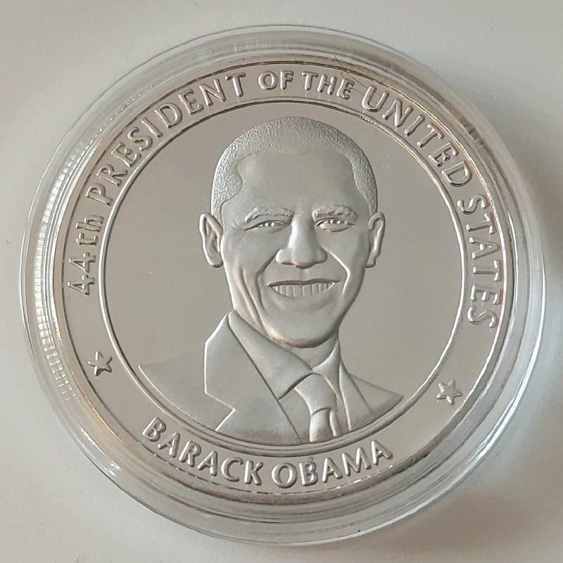 Commemorative Token 44Th President United States Barack Obama, Silver ...