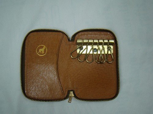 vintage key fob leather key holder key wallet key organizer cattier ...