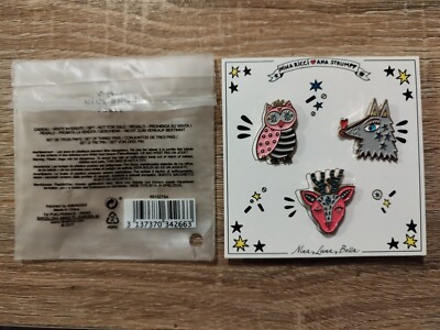 Lot De 3 Pin's Pins Nina Ricci Ana Strumpf Nina Luna Bella Neuf Parfum ...
