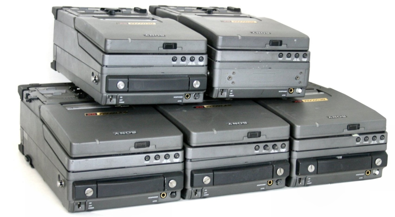 SONY DNW-A25 Betacam SX Digital Portable Editing Recorder Lot of 5 ...