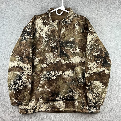 TrueTimber TrueSuede High Pile LateRun Pullover Strata Camo Mens XL ...