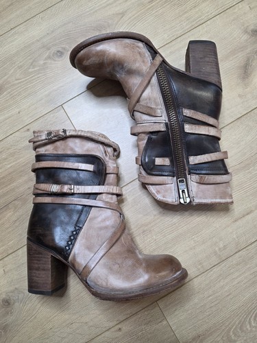 Freebird by Steven Baker Boot Rustic Brown Strappy Western Boho Women's ...