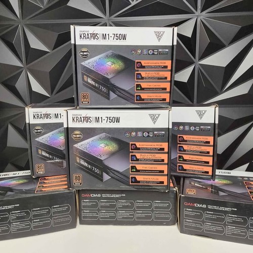 GAMDIAS RGB Gaming Power Supply 750W 80 Plus Bronze Kratos M1-750B | eBay