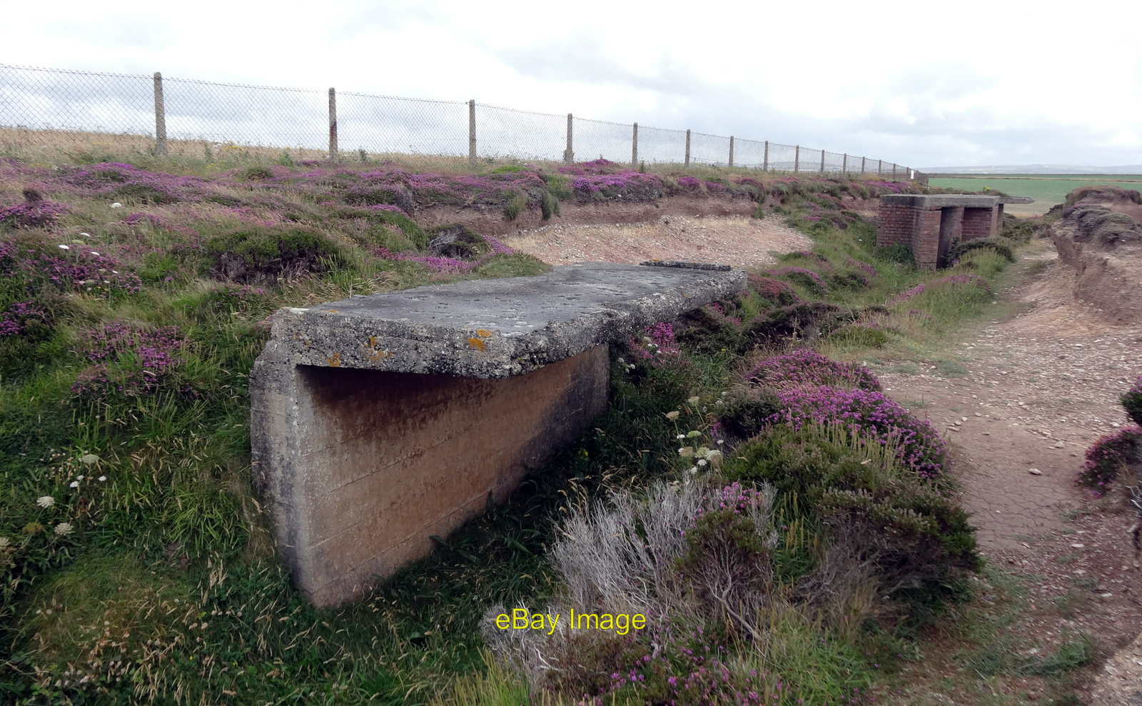 Photo 12x8 South West Coast Path remains of defences outside RRH ...