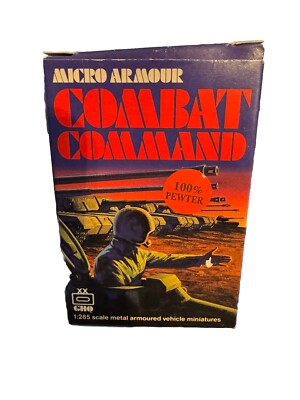 GHQ Micro Armour Combat Command WWII & Modern Wargame Miniatures Open ...