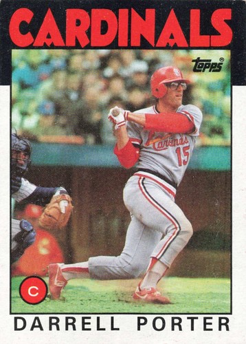 Darrell Porter St. Louis Cardinals 1986 Topps Baseball Card #757 | eBay