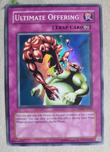 Ultimate Offering CP04-EN002 Super Rare Yugioh NM | eBay