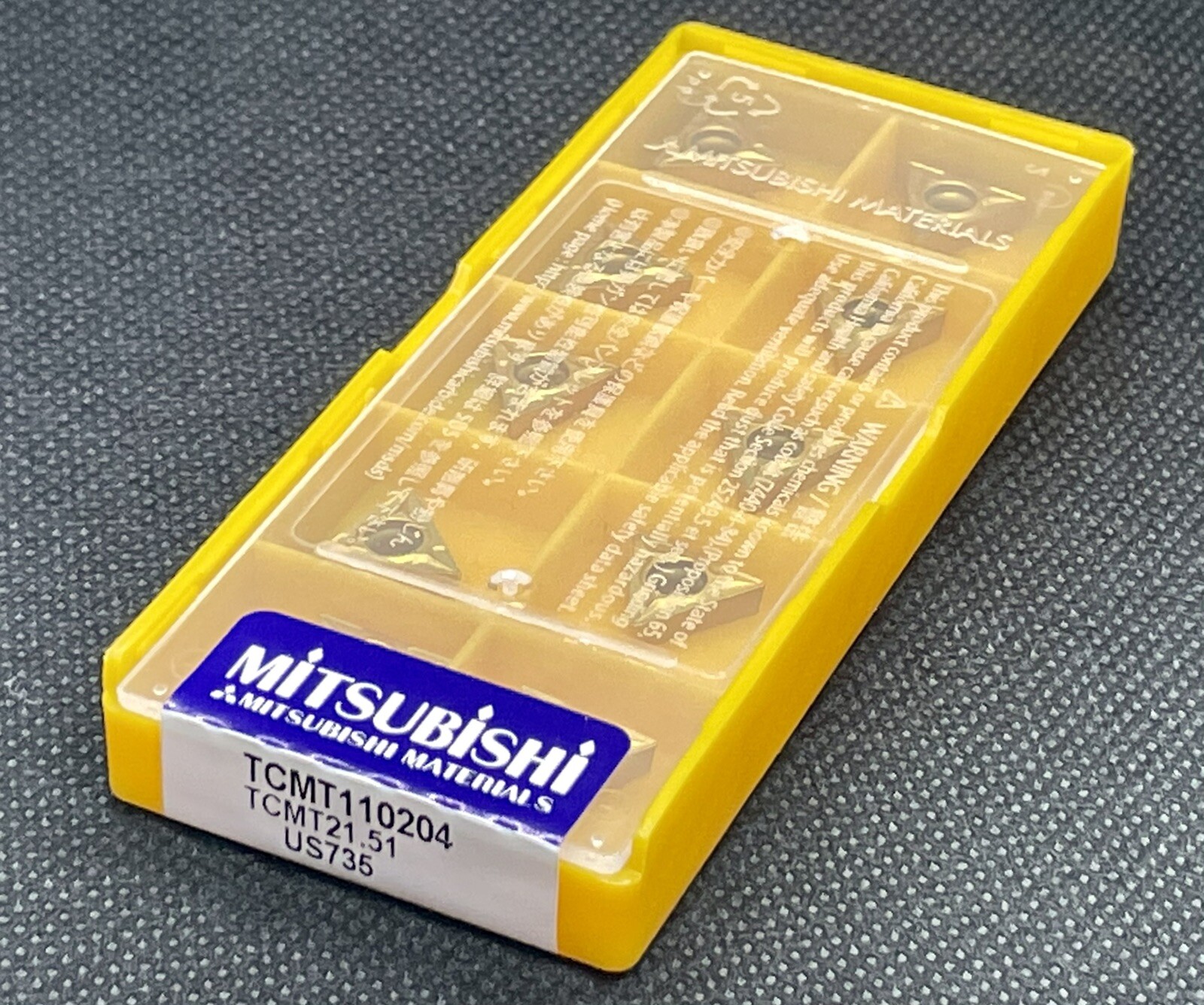 Mitsubishi TCMT 21.51 TCMT 110204 US735 Carbide Inserts - 10 pcs | eBay