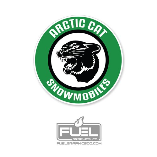 Arctic Cat Vintage 1970's Racing Snowmobile Premium Vinyl Decal ...