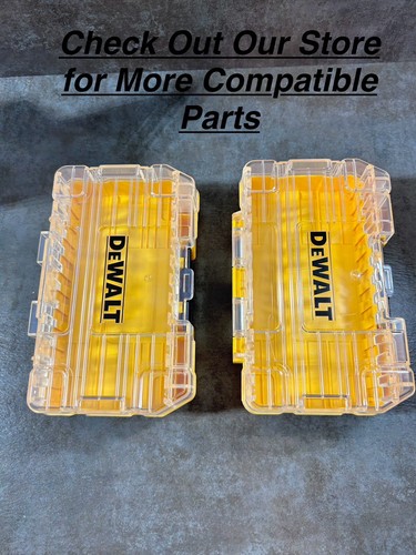 2 DEWALT Tough Case Drill Bit Tip Storage Organizer STACKABLE ...