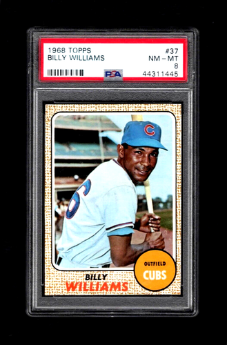 1968 Topps #37 BILLY WILLIAMS HOF Chicago Cubs PSA 8 NM-MT | eBay