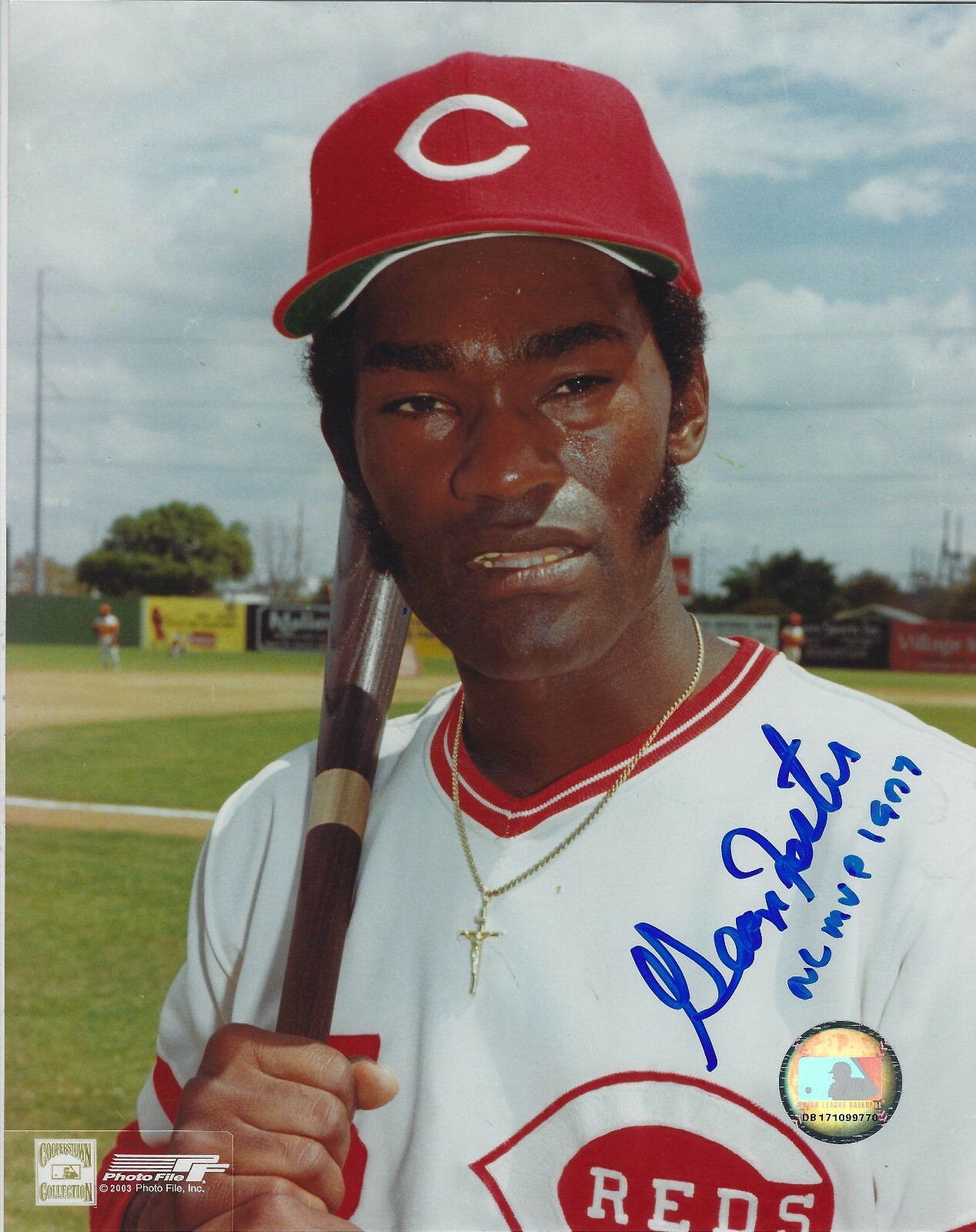 Signed 8x10 GEORGE FOSTER "NL MVP 1977" Cincinnati Reds photo - COA | eBay