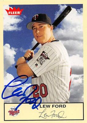 Lew Ford autographed baseball card (Minnesota Twins) 2005 Fleer #259 | eBay