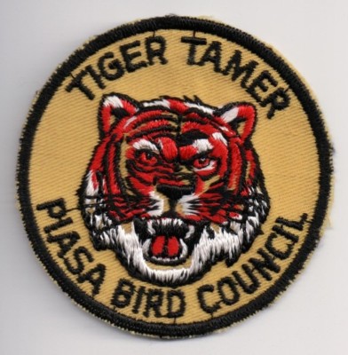 A BSA Patch, 1960s-70s Piasa Bird Council Illoinois IL, Tiger Tamer ...