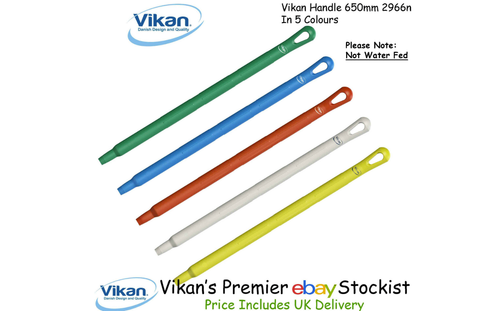 Vikan Ultra Hygienic Handle/Pole with (Euro Thread) for Brushes ...