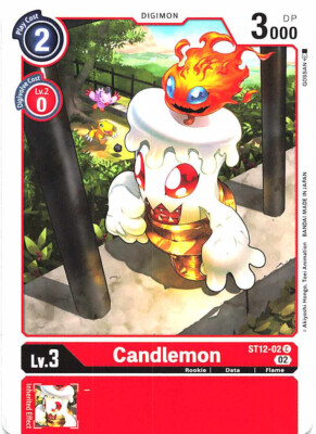 ST12-02 C Candlemon Digimon ST12-02 Digimon | eBay