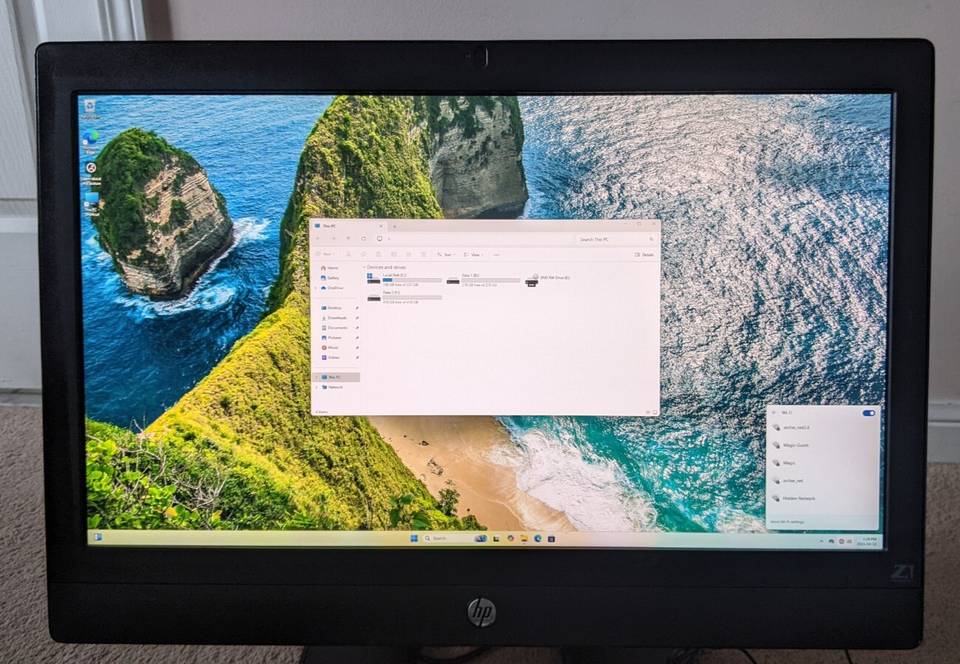 HP Z1 G2 Workstation AIO - I7-4790 3.6GHz 16GB RAM 250SSD+500HD WIFI ...