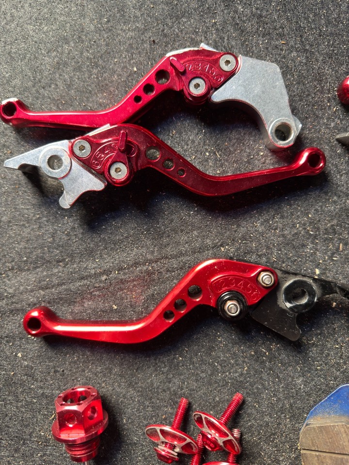 Honda MSX 2015 Random Parts - Levers / Brake Pads / Pegs / Dipstick etc ...