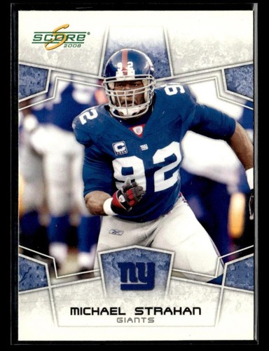 2008 Score #214 Michael Strahan Card New York Giants | eBay