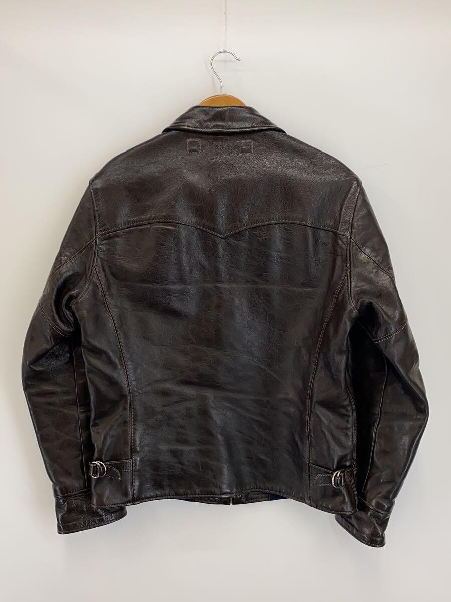 RAINBOW COUNTRY Horse Hide Single Riders Leather Jac… - Gem