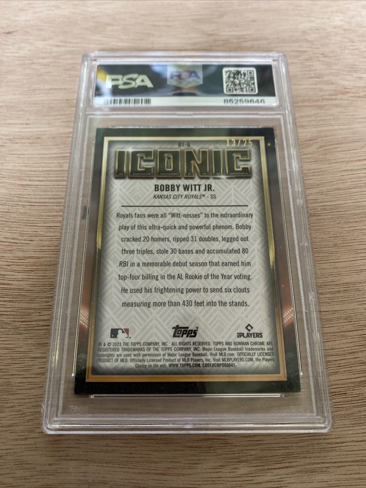 2023 Bowman Chrome Bobby Witt Jr Iconic Orange Case Hit Mega Box SP ...