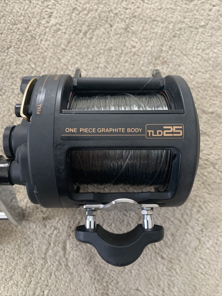 Shimano TLD 25 Saltwater Conventional Fishing Reel Lever Drag Trolling ...