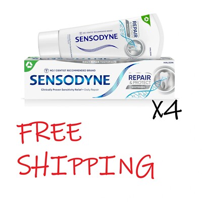 Sensodyne Repair & Protect Whitening Toothpaste Powered by Novamin 75ml ...