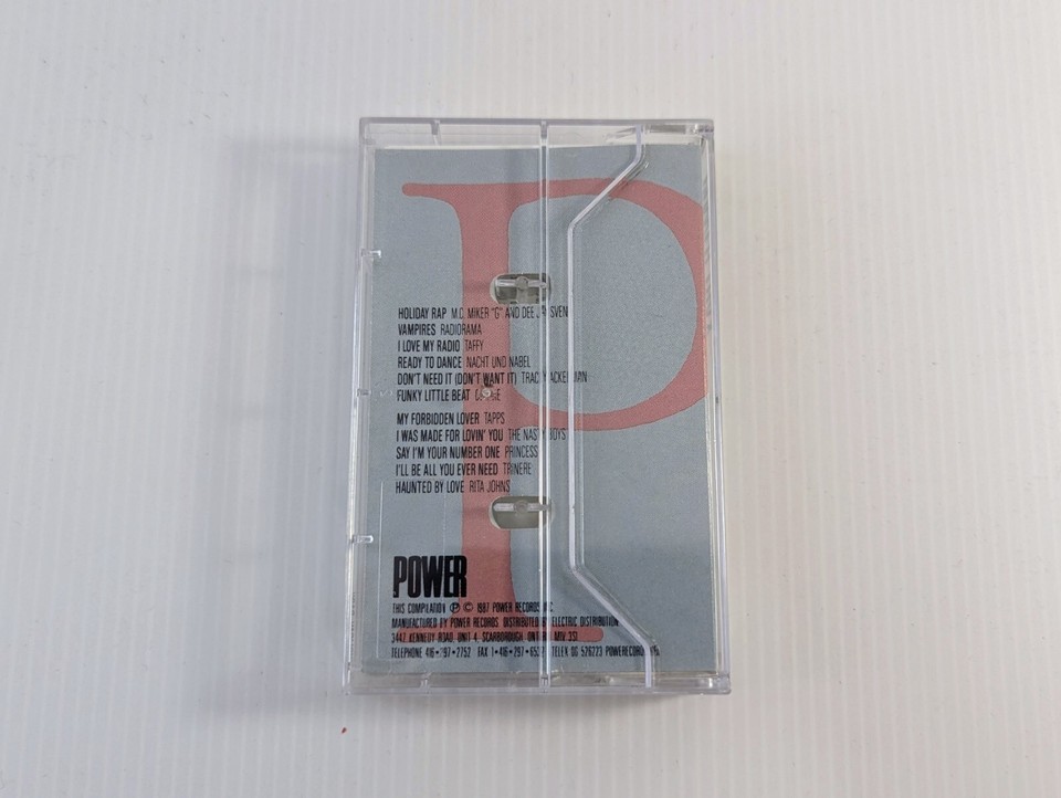 RARE Power Trax Cassette Tape 1987 - MC Miker G & Dee Jay Sven Holiday ...