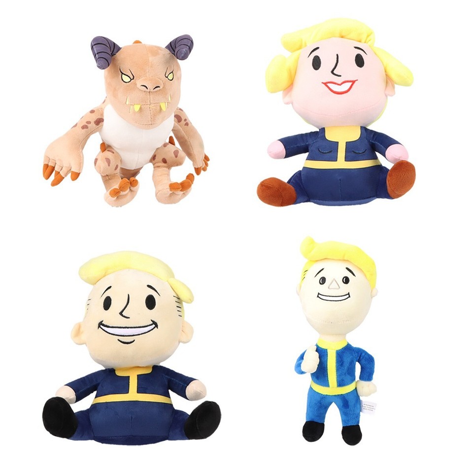 1PC Fallout Boy Plush Doll Cartoon Figure Merch Plushies Toy Stuffed ...