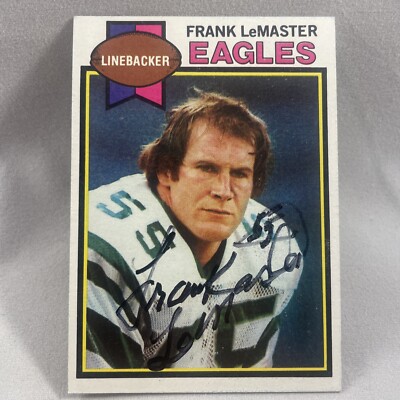 Frank LeMaster -Kentucky Wildcats- Philadelphia Eagles Autographed Card ...