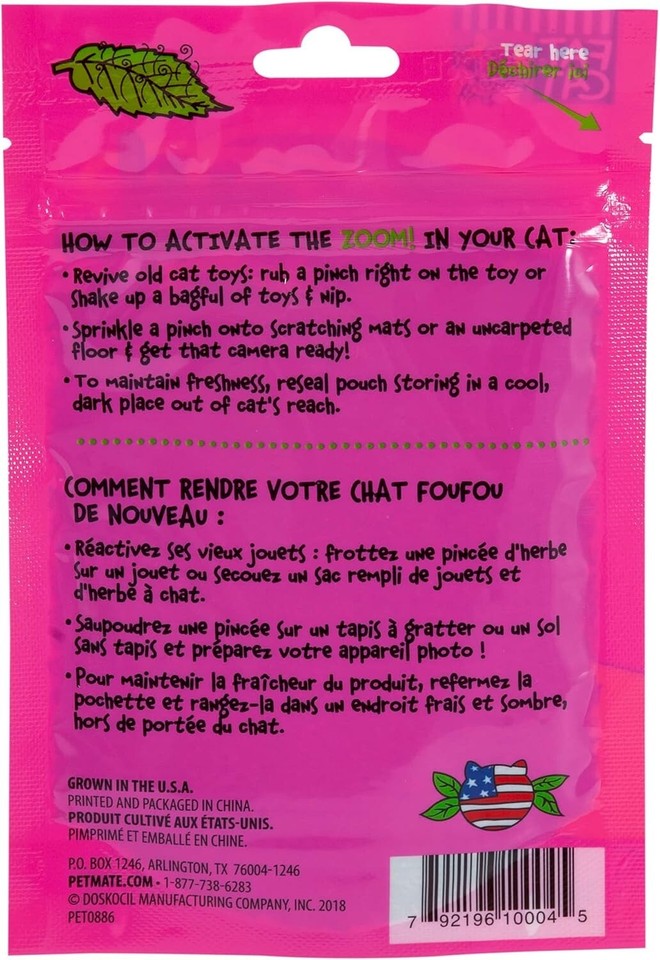 Organic Catnip Hoots Zoom around the Room Catnip - Grown & Harvested 0 ...