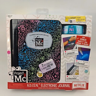 Project Mc2 A.D.I.S.N. Electronic Journal with Bracelet & Spy Gadgets ...