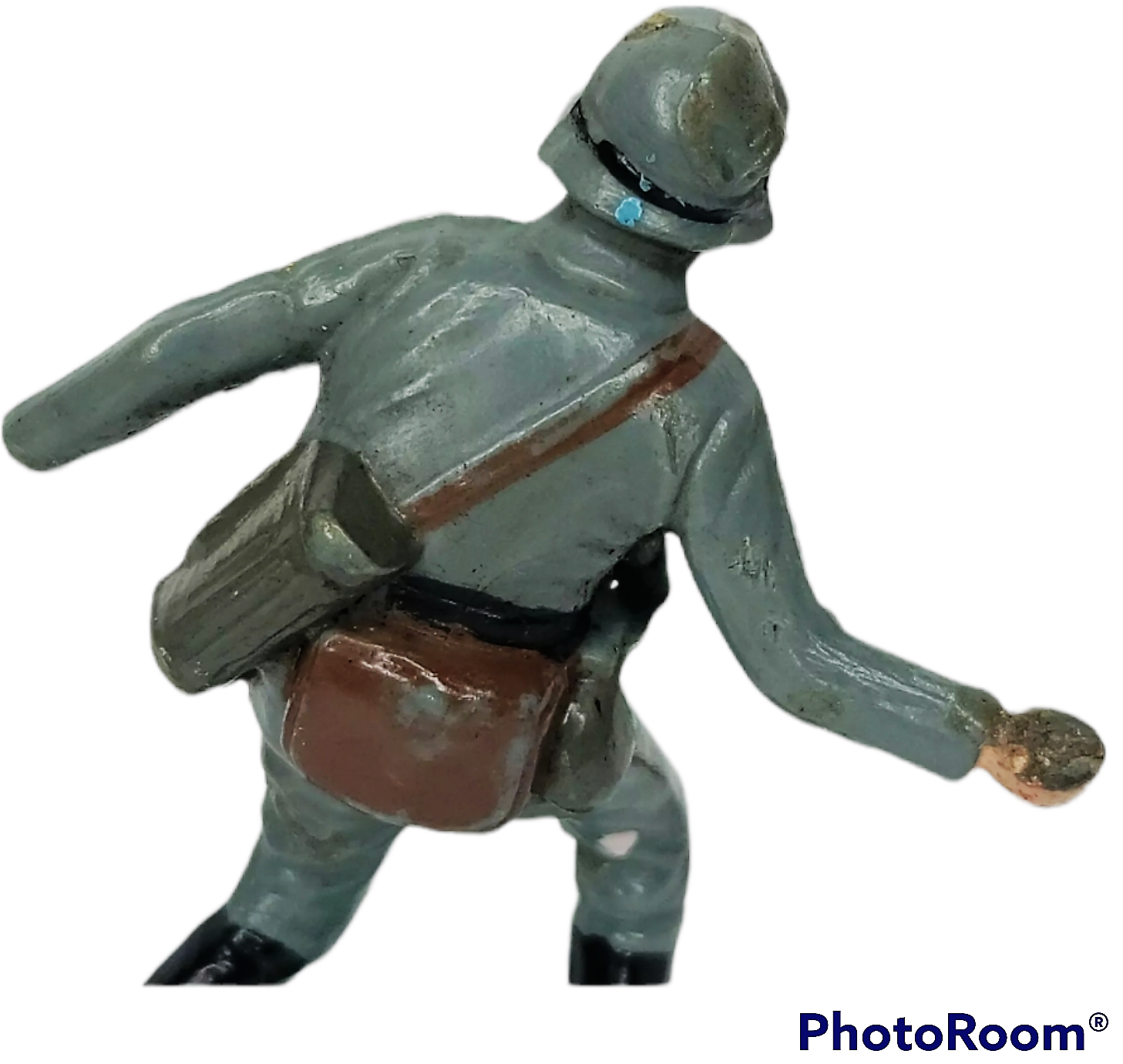 MARX 1960'S Warrior of the World WWII Rare German Army Soldier Throwing ...