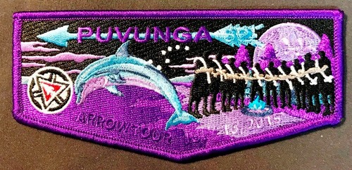 PUVUNGA LODGE 32 LONG BEACH AREA PATCH OA 100TH 2015 CENTENNIAL ARROW ...