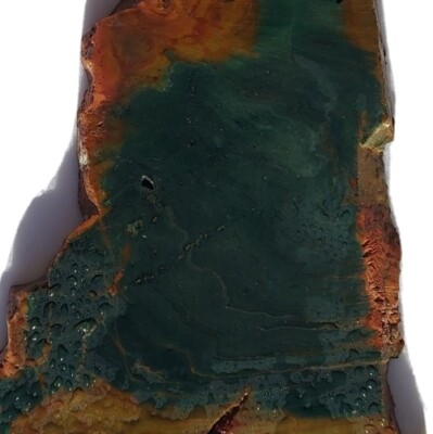GARY GREEN JASPER SLAB ~ 131 grams / rough agate rock cab bog elipso | eBay