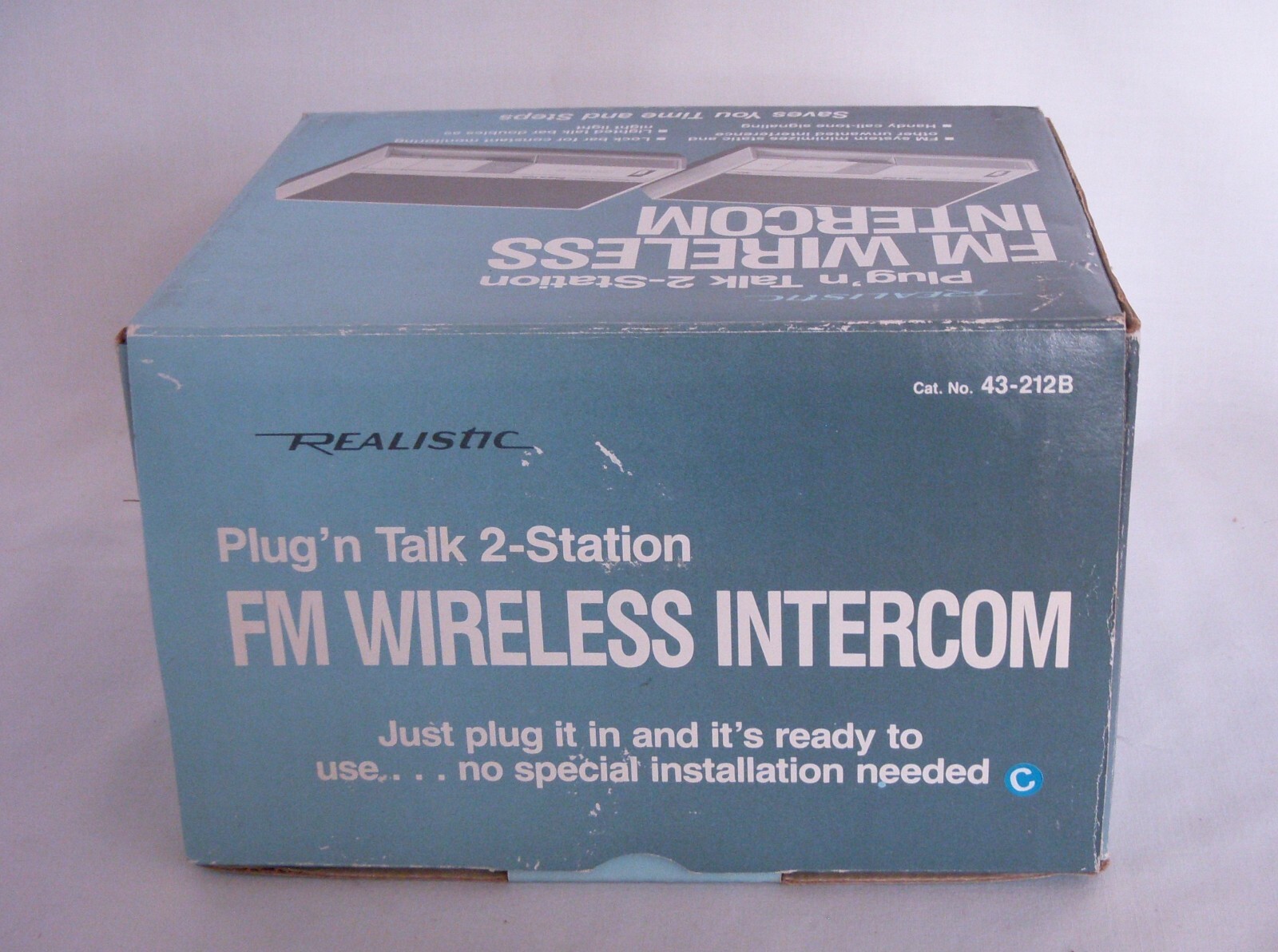 Vintage Realistic 43-212B Plug N Talk FM Wireless Intercom ONE Unit ...