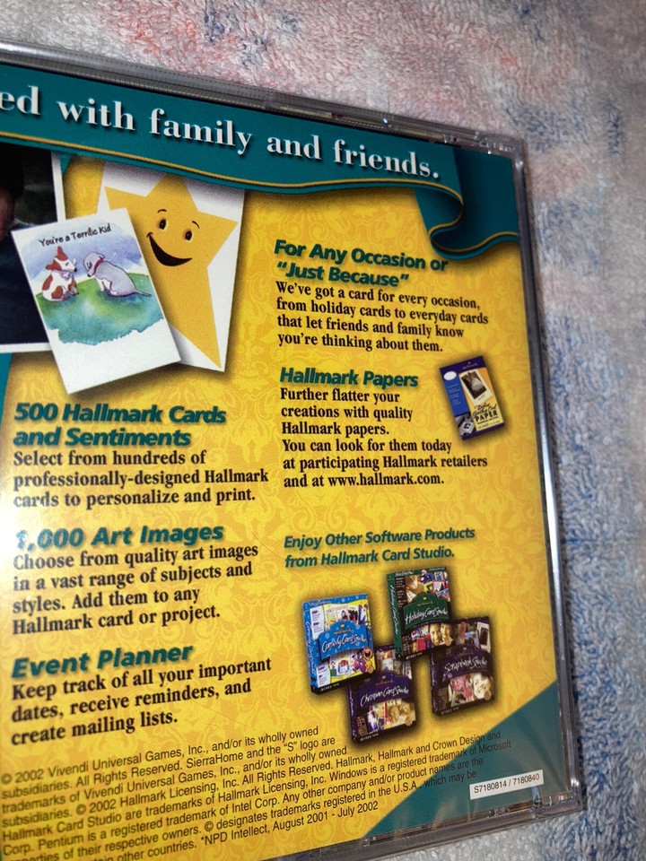 Hallmark Card Studio 3 Special Edition PC CD Design Greetings Windows ...