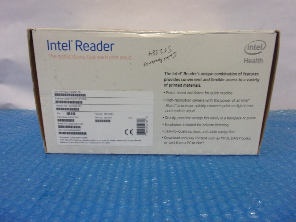 Intel Health Reader R1IAT11 Text to Voice Reader | eBay