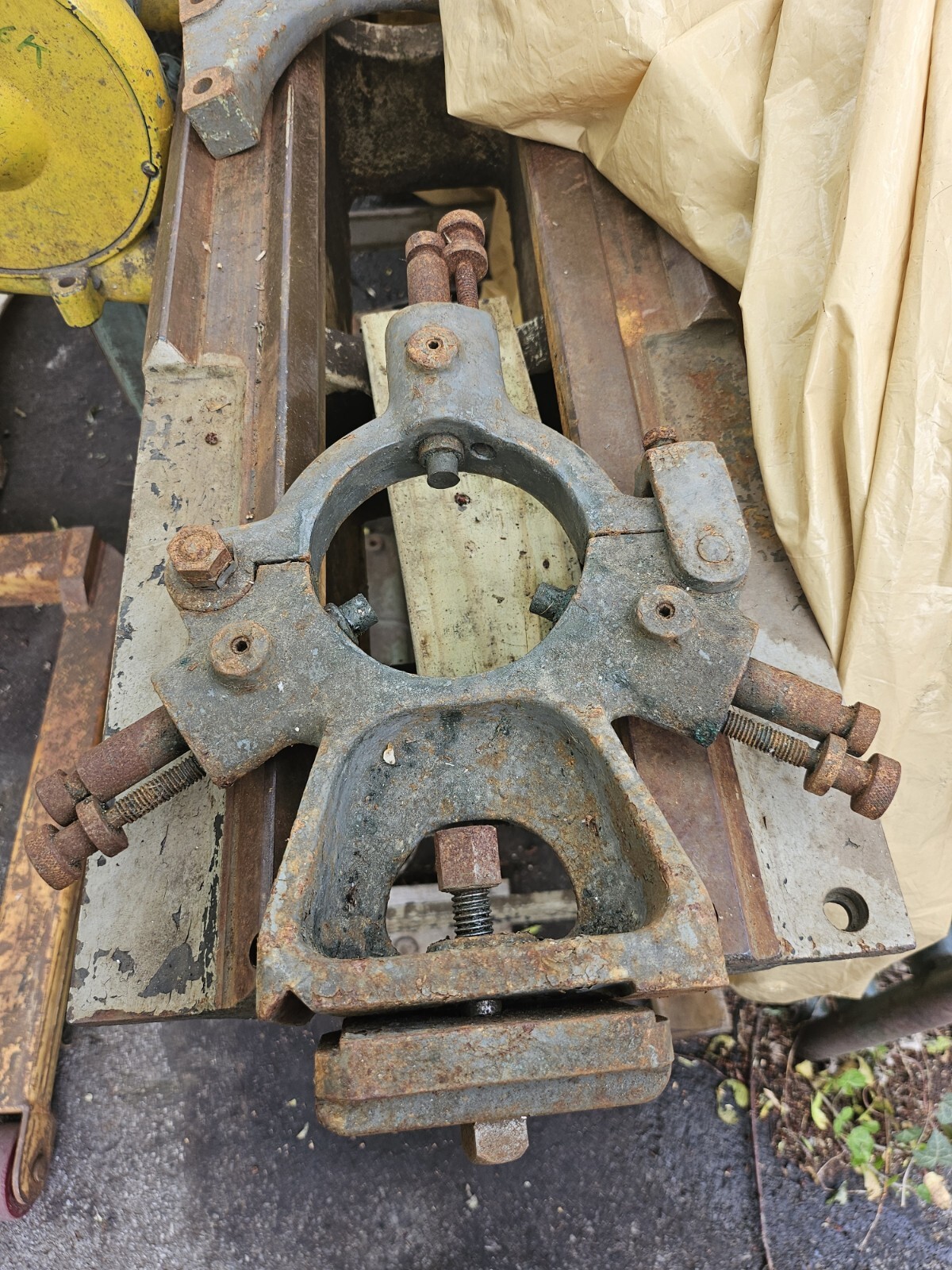 STEADY REST & FOLLOW REST -? 13" CLAUSING COLCHESTER? - SOLID CASTINGS ...