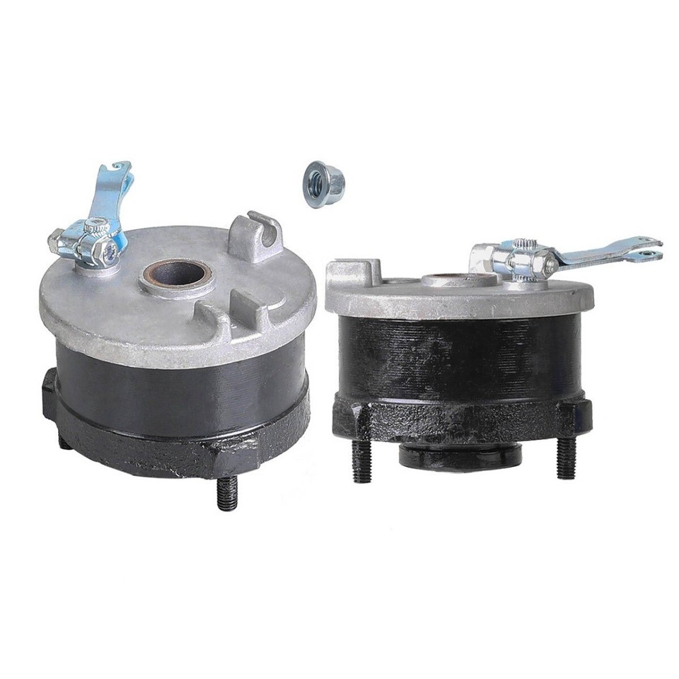 Front Drum Brake Steering Spindle Hub for ATV Quad Taotao 6" & 7" Wheel ...