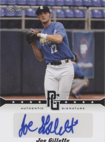 2013 Leaf Perfect Game Showcase - Autographs #A-JG1 Joe Gillette (AU ...
