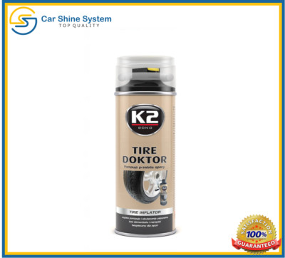 Emergency Tyre Inflator Repair Kit Inflate Puncture Foam Sealant Van ...