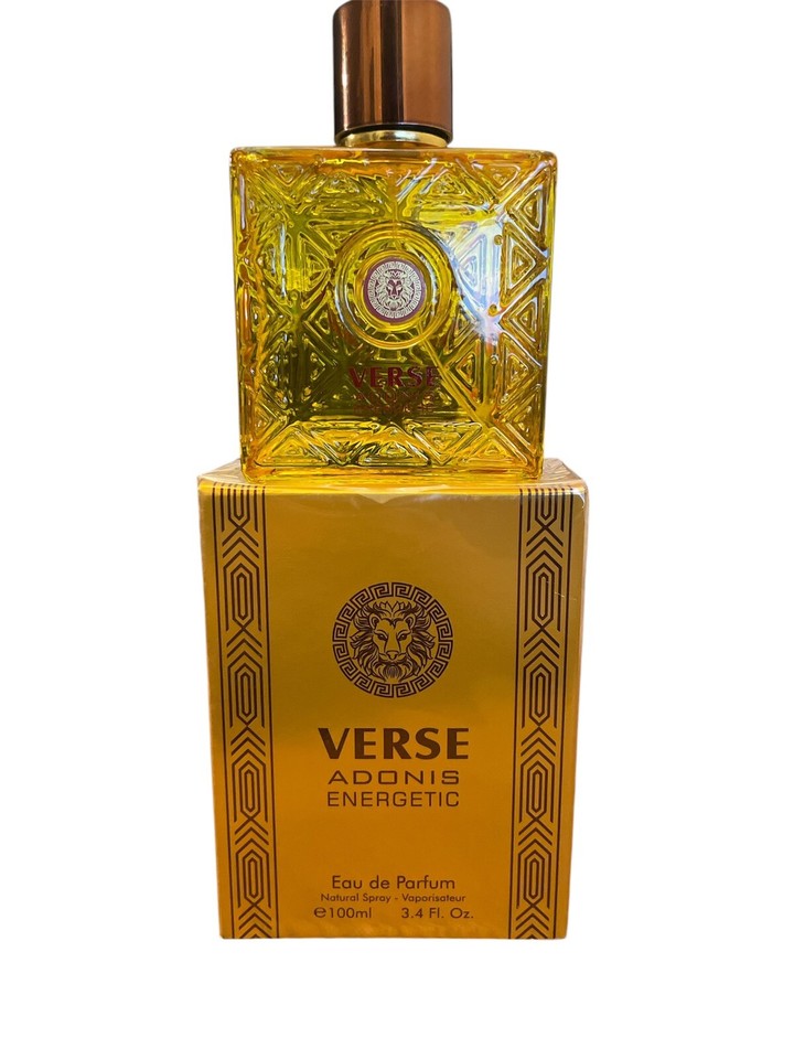 VERSE ADONIS Energetic For Men Eau de Parfum 3.4oz FOR VERSACE EROS ...