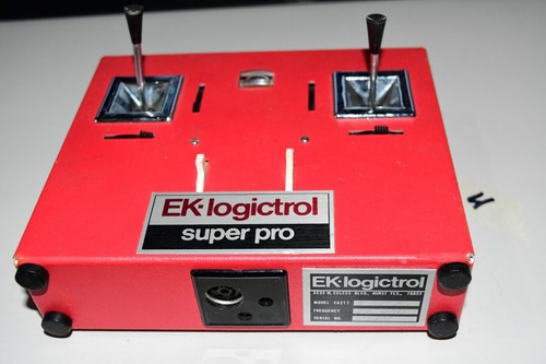 EK-LOGICTROL SUPER PRO 6 CH R/C VINTAGE RADIO CONTROL TRANSMITTER 72 ...