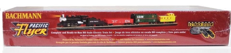 HO Scale Bachmann 692 Union Pacific UP Pacific Flyer Train Set w/Steel ...