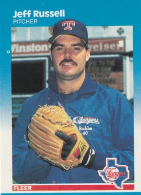 FREE SHIPPING-MINT-1987 Fleer Jeff Russell #137 RANGERS PLUS BONUS ...