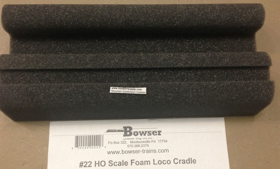 Bowser Trains 22 HO Foam Cradle Locomotive & Freight Car Holder | $5 ...