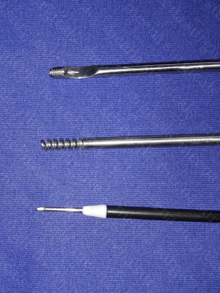 3 Pieces Laparoscopic Gynecology Aspiration Needle/Myoma Screw/Knot ...